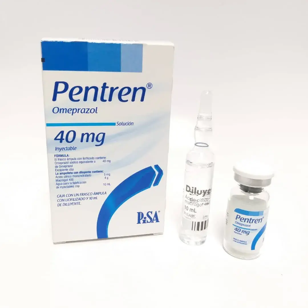 Pentren 40Mg Kit Pol Lifolizado 10 Ml Y Ampollas