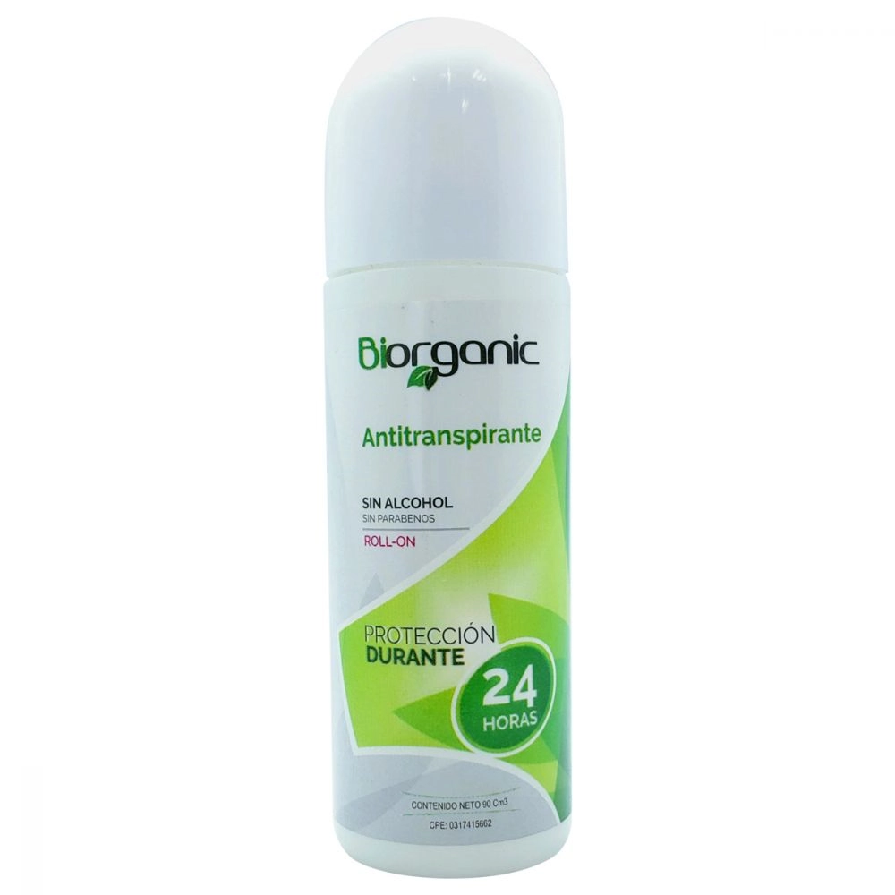 BIORGANIC ANTITRANSPIRANTE 24HORA 90ML