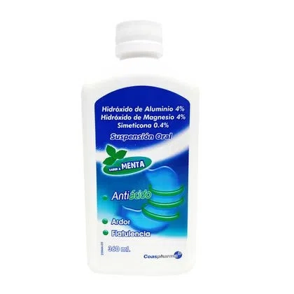 ANTIACIDO SUSP ORAL SABOR A MENTA 360ML