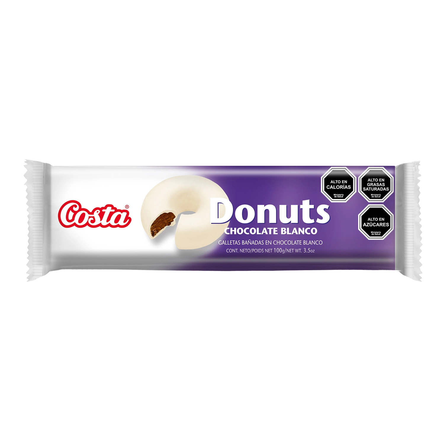 COSTA DONUTS CHOCO BLANCO 100GRS