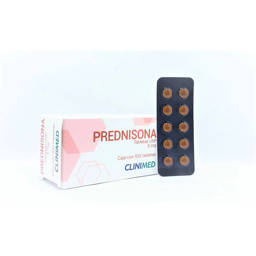 PREDNISONA 5MG 10TABL CLINIMED