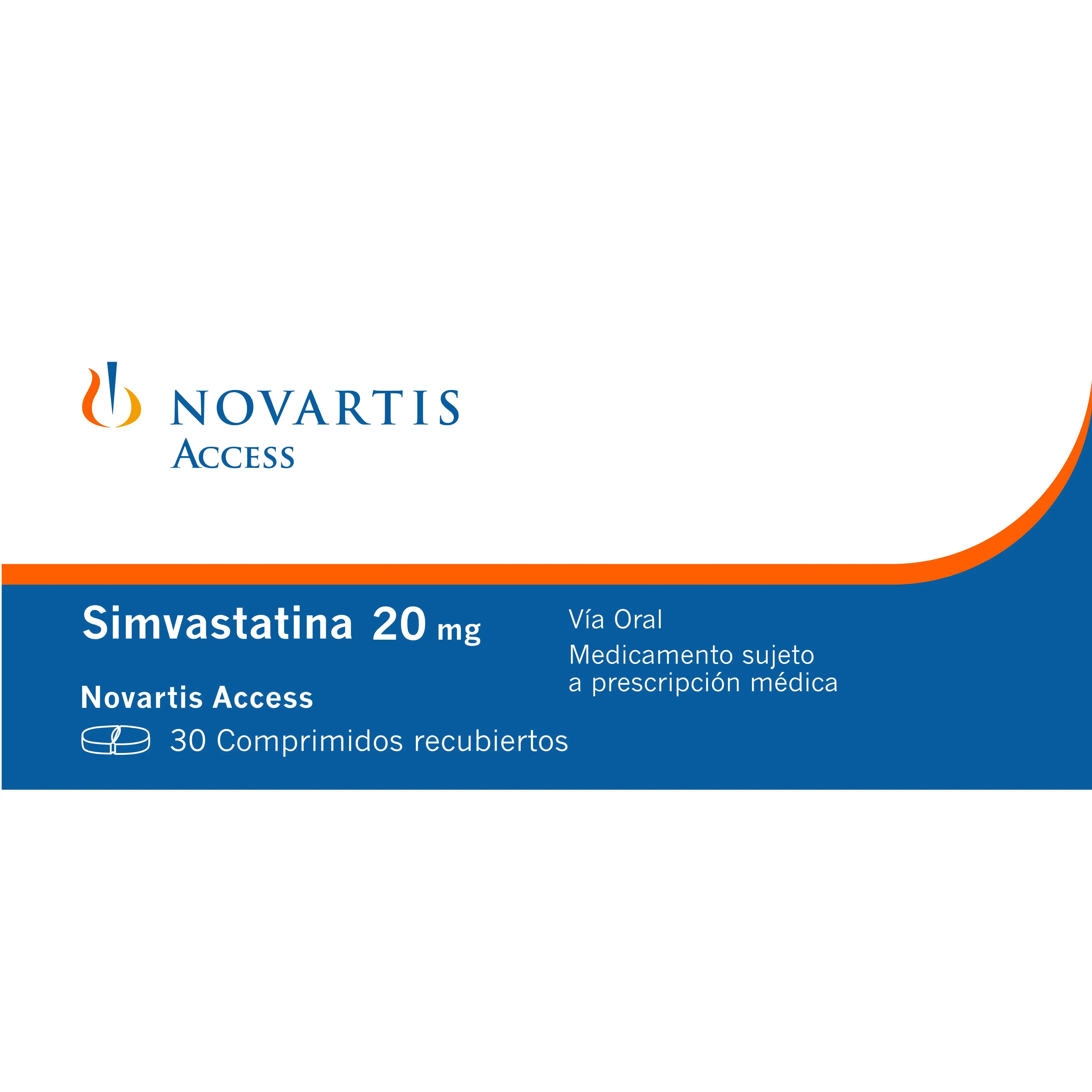 Simvastatina 20 Mg x 30 Comp